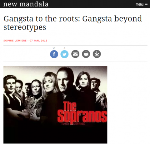 New Mandala | Gangsta to the Roots: Gangsta Beyond Stereotypes – Sophie ...